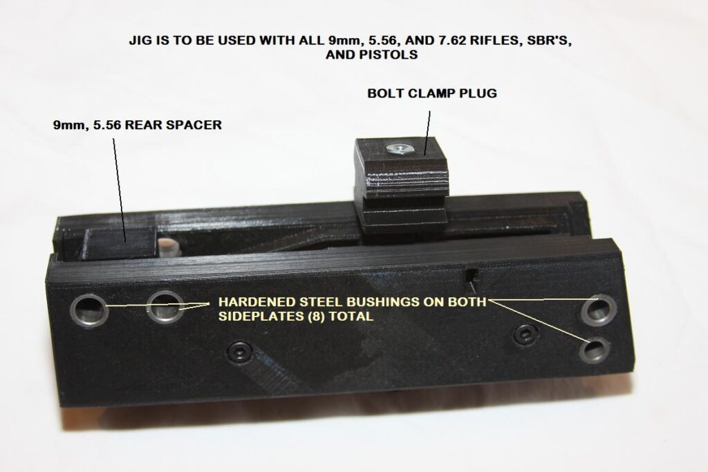 HK 91, H&K 93, HK-94 MP5K 80% receiver / flat jig for select-fire (full ...