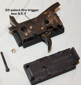HK SEF modification Jig for select-fire ( full auto ) conversion of H&K ...