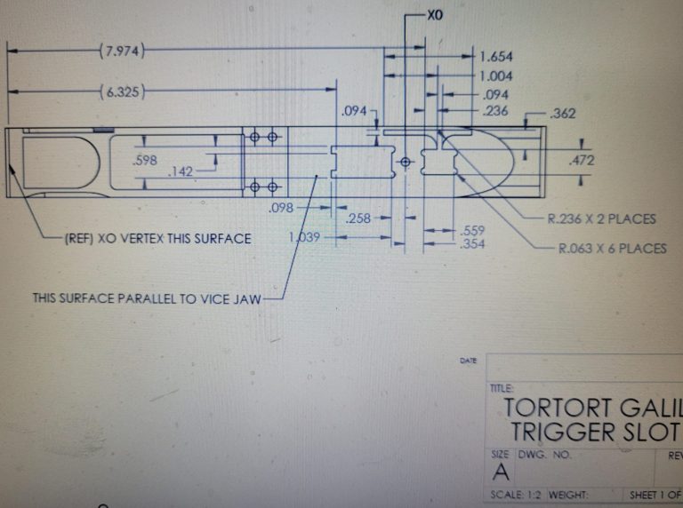 Galil jig for 80% receivers 5.56 / .223 for both semi as well as select ...