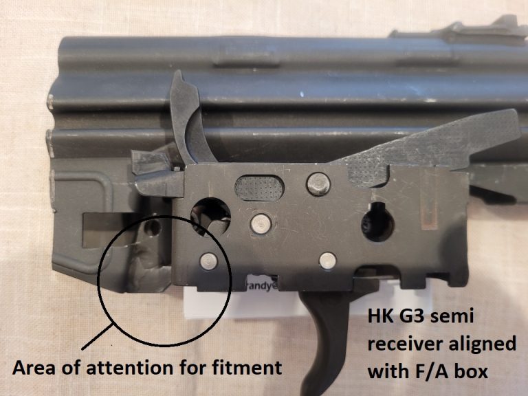 HK SEF modification Jig for select-fire ( full auto ) conversion of H&K ...