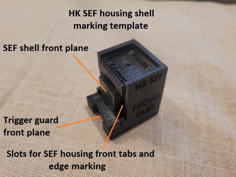HK SEF modification Jig for select-fire ( full auto ) conversion of H&K ...